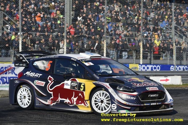 Schaalmodel Ford Fiesta Rs Wrc, Red Bull, Rallye Monza 2018 1/43 | Ixo