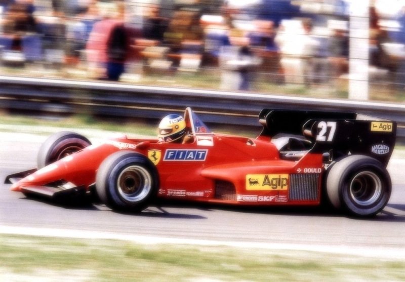 Modèle réduit F1 Ferrari 126 C4 Belgium Gp 1984 Winner - With Display ...