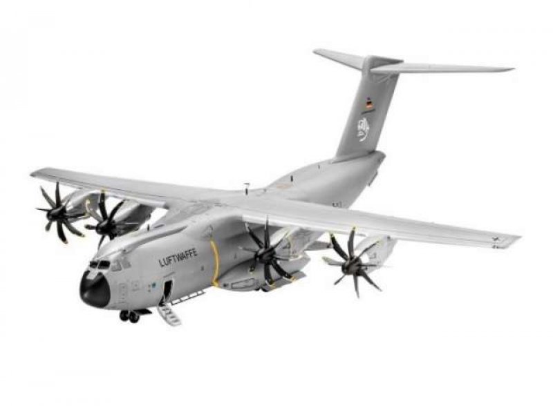 Modelbouw Airbus A400m Luftwaffe, Level 5 Plastic Modelkit 1/72