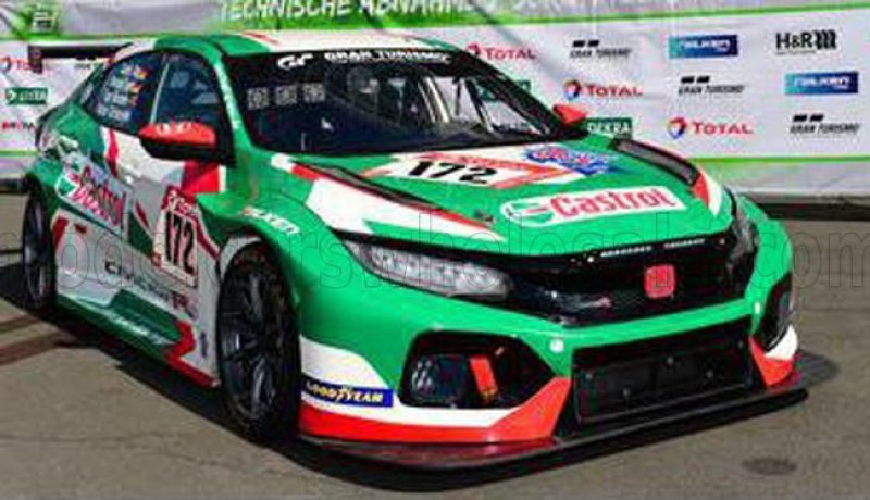 Schaalmodel Honda - Civic Tcr Team Castrol Honda Racing N 172 24h ...