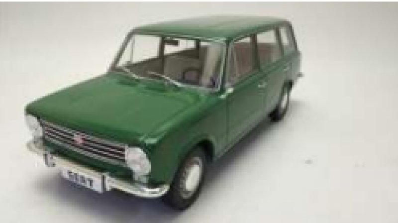 Modèle réduit Seat 124 Familiar, Green With Light Brown Interior 1968 ...