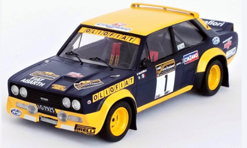 Modèle réduit Fiat 131 Abarth, No.1, Olio Fiat, Rallye Wm, Rallye ...
