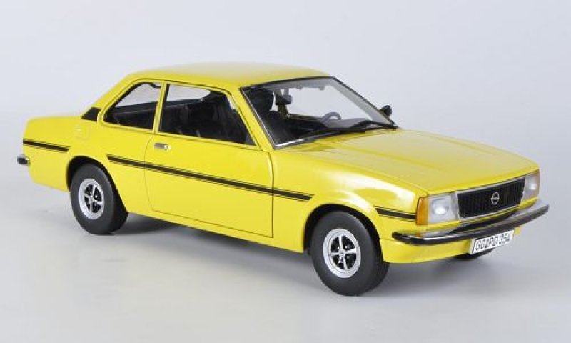 Modèle réduit Opel Ascona B Sr, Jaune, 1975 1/18 | Sunstar