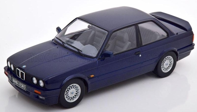 Schaalmodel Bmw - 3-series 325i (e30) M-package 1987 - Blauw Met 1/18