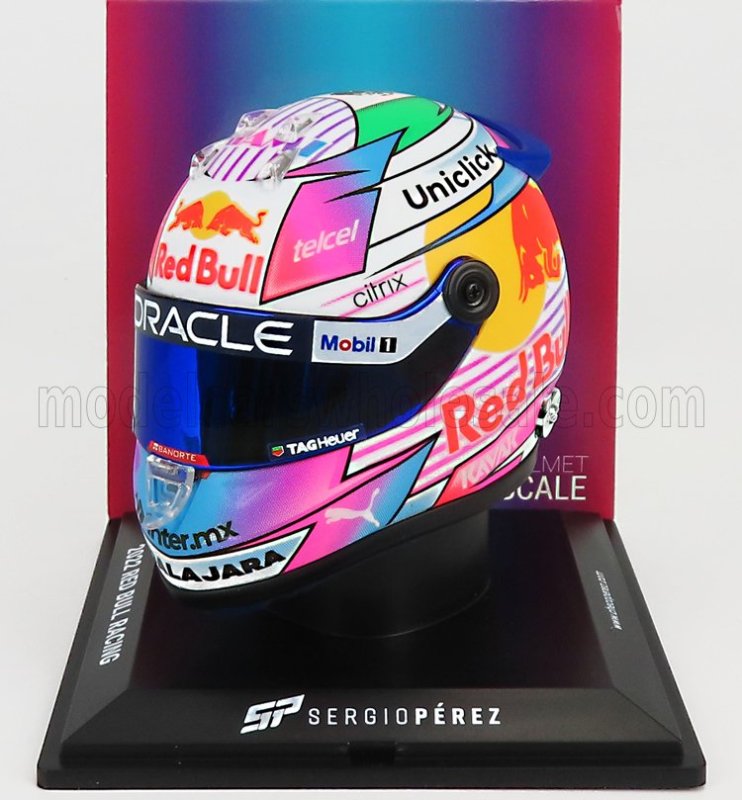 Schaalmodel Helm Rb18 Team Oracle Red Bull Racing N 11 Miami Gp 2022 ...