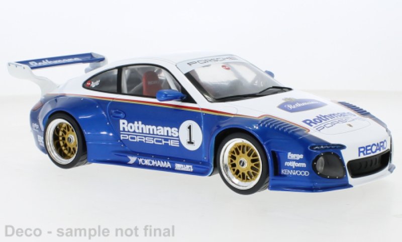 Schaalmodel Porsche Old & New 997, Rothmans, Basis: 911 (997), 2020 1/18