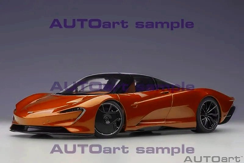 Schaalmodel Mclaren Speedtail (volcano Orange) 1/18 | Autoart