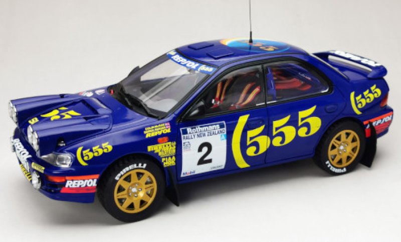 Schaalmodel Subaru Impreza 555 #2 Collin Mcrae/ Derek Ringer Winner ...