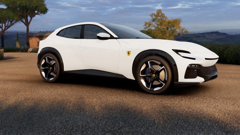 Schaalmodel Ferrari Purosangue , Bianco Italia 1/18 | Mr-models