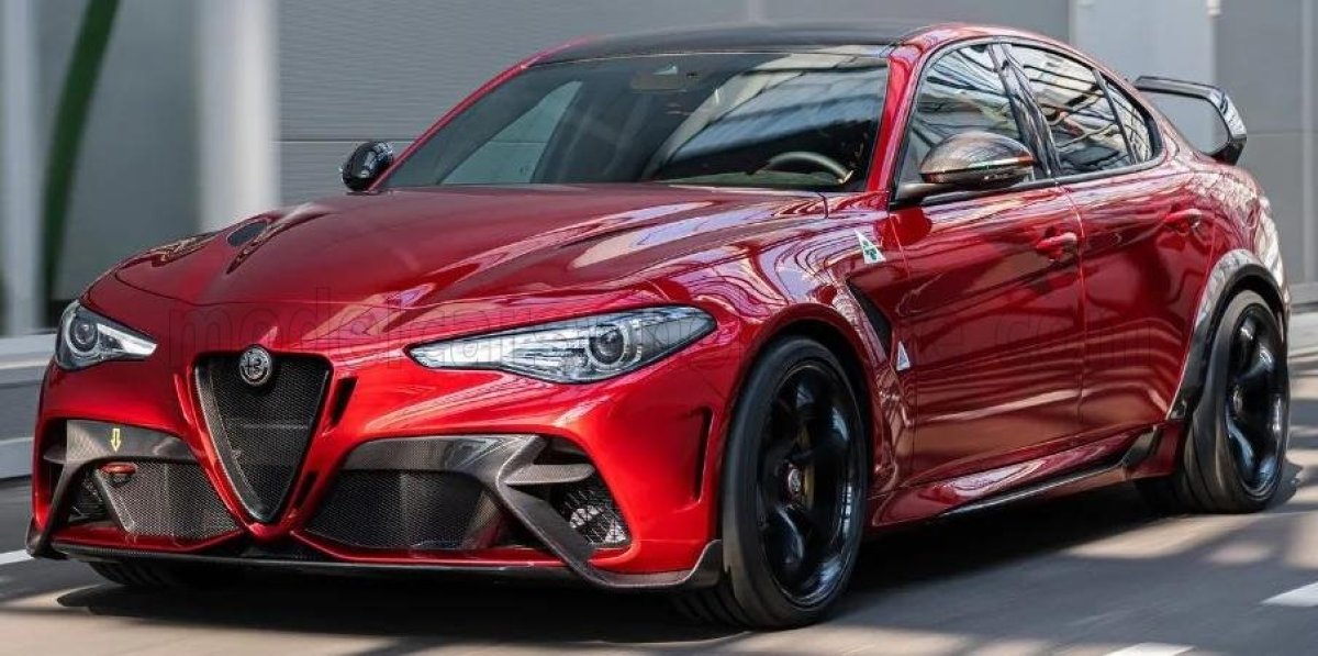 Modèle réduit Alfa Romeo - Giulia Gtam 2020 With Hard Showcase - Rosso...