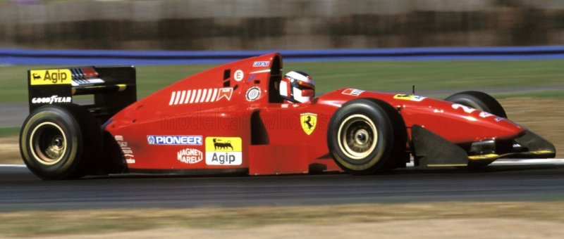 Schaalmodel Ferrari - F1 412 T1b N 27 2nd British Gp 1994 Jean Alesi 1/18