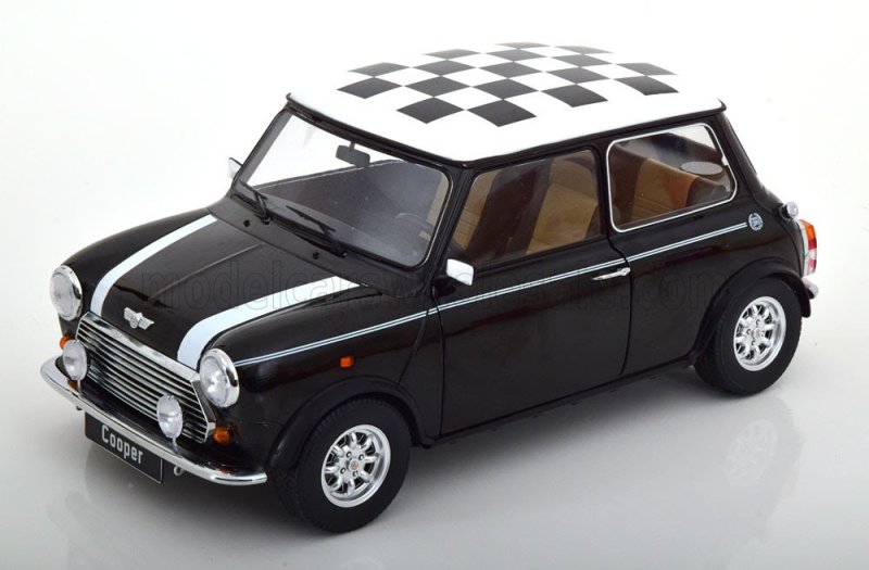 Schaalmodel Mini - Cooper Lhd 1992 With Chequered Flag 1/12 | Kk Scale