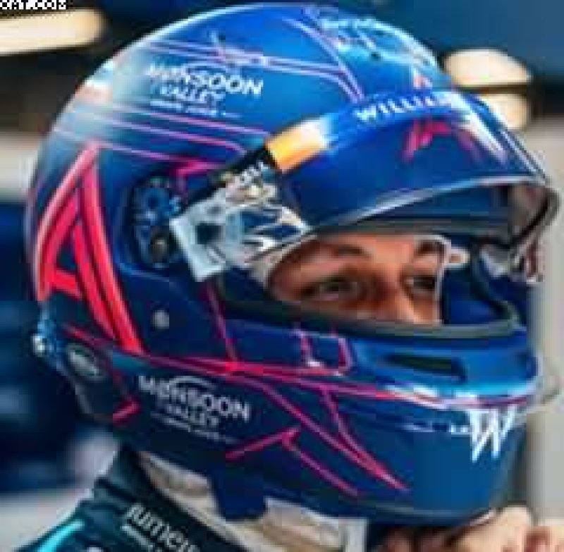 Schaalmodel Helmet Alexander Albon Williams Racing 2023 1/5 | Spark