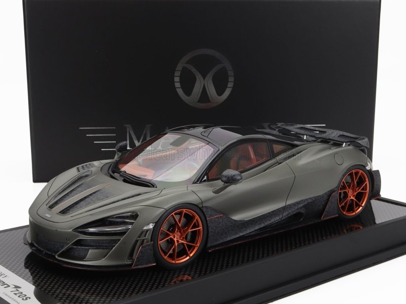Modèle réduit Mclaren - 720s Mansory 2019 - Matt Green Carbon 1/18