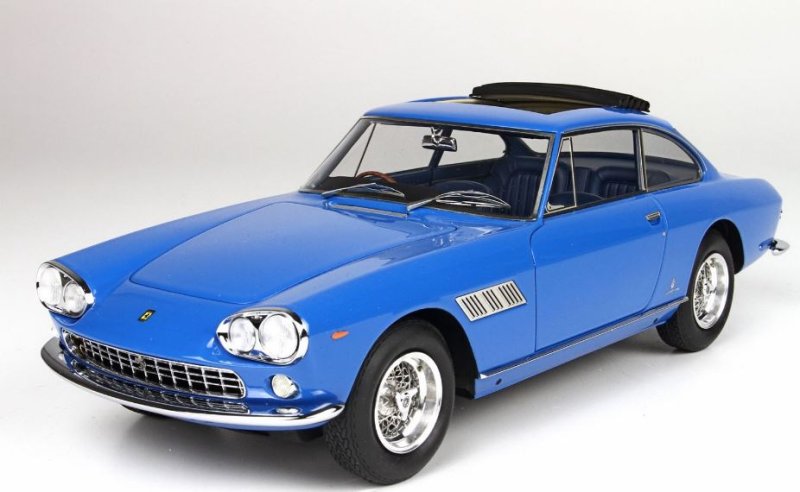 Schaalmodel Ferrari 330 Gt 2+2 Persoonlijke Auto Met Open Dak John ...
