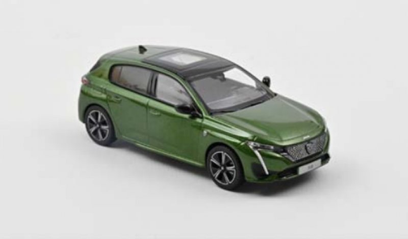 Schaalmodel Peugeot 308 Gt 2021 Groen 1/43 | Norev