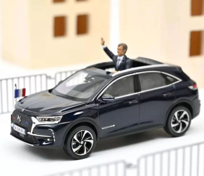 Modèle réduit Citroen Ds 7 Crossback Presidentiel 2017 Avec Figurine ...