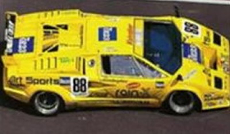 Modèle réduit Lamborghini Countach N°88 Rain-x Art Gt1 Jgtc 1994 S.