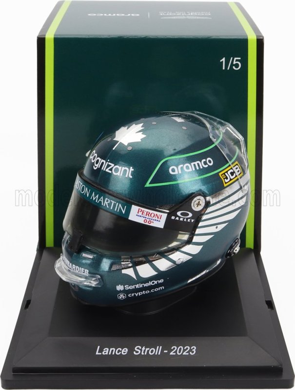 Schaalmodel Bell Helmet - F1 Casco Helmet Aston Martin Amr23 Team ...