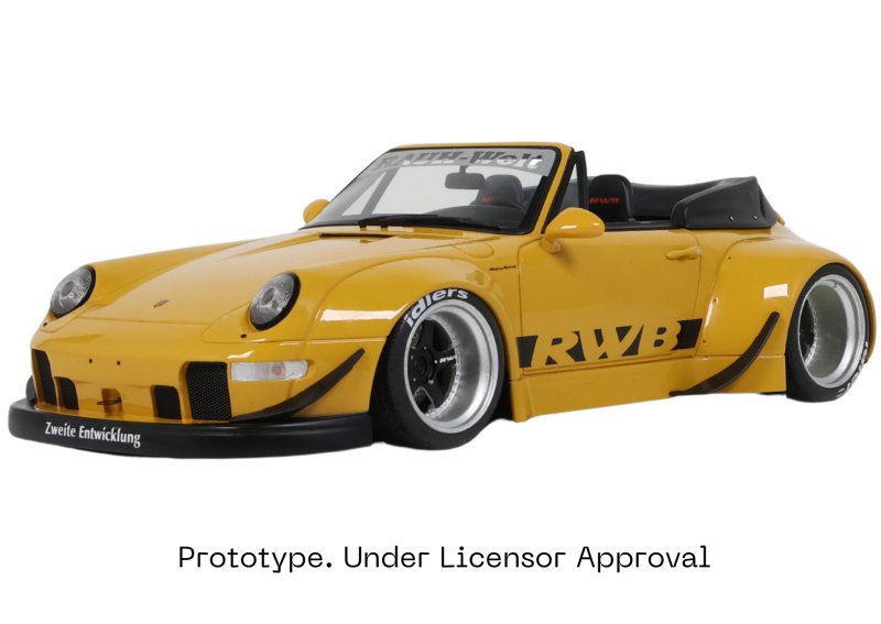 Schaalmodel Porsche Rwb Bodykit Nohra Yellow 2023 | Gt Spirit