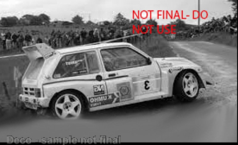 Modèle réduit Mg Metro 6r4, No.3, Donegal International Rally,