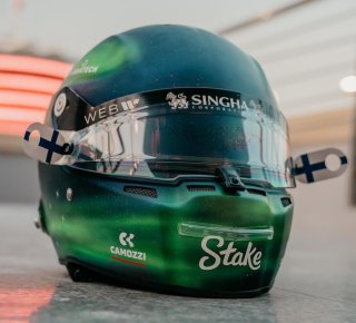 Schaalmodel Helm Valtteri Bottas - Stake F1 Team Kick Sauber 1/5