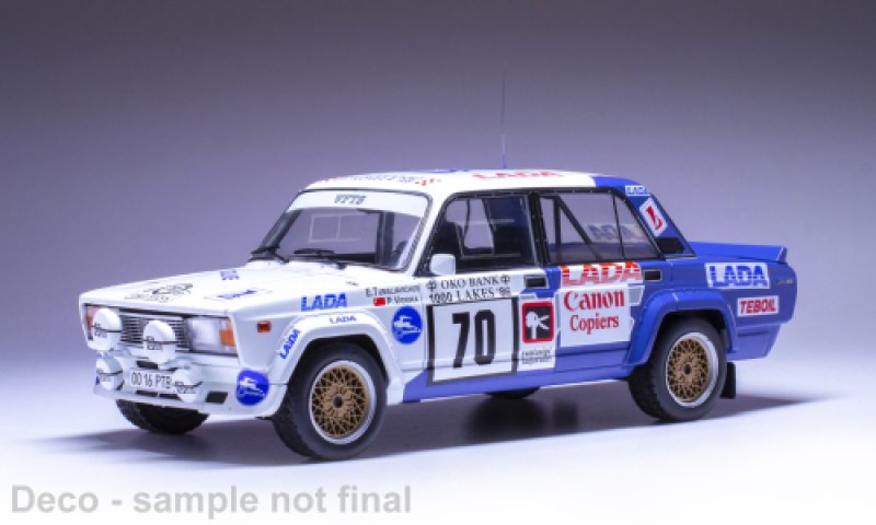 Modèle réduit Lada 2105 Vfts, No.70, 1000 Lakes Rallye,