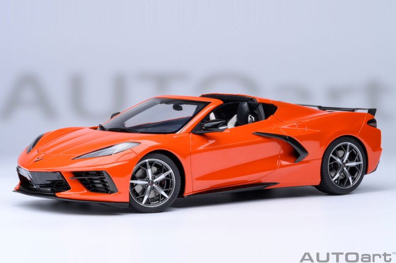 Modèle réduit Chevrolet Corvette C8 Stingray Z51 (sebring Orange) 1/18