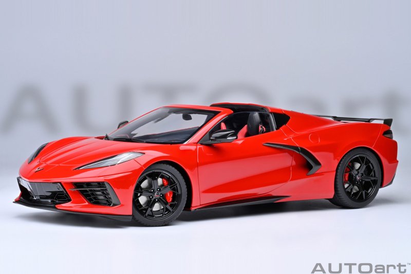 Modèle réduit Chevrolet Corvette C8 Stingray Z51 Rouge 1/18