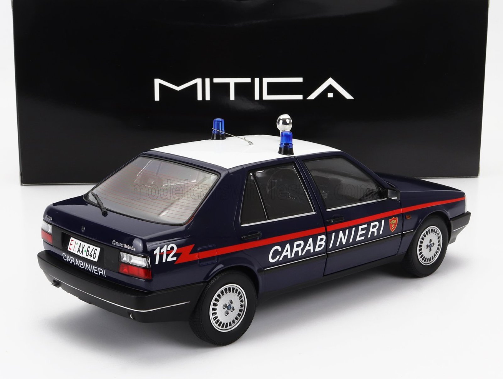 Modèle réduit Fiat - Croma 2.0 Turbo Ie Carabinieri 1988 Police 1/18