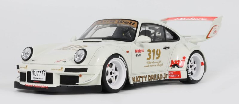 Modèle réduit Porsche Rwb Natty Dread Junior White 2024 | Gt Spirit