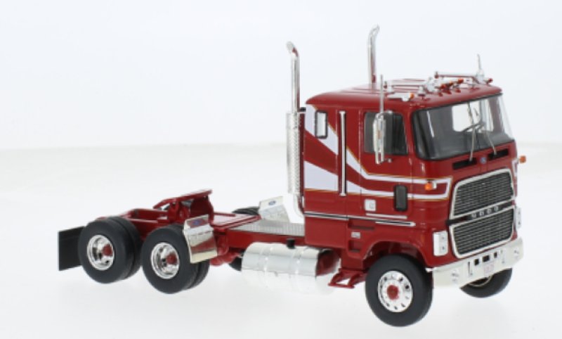 Schaalmodel Ford Cl 9000 Rood 1976 1/43 | Ixo | Miniaturen De Kimpe
