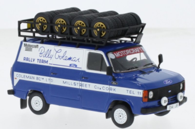 Modèle réduit Ford Transit Mki, Billy Coleman Rally Team 1/43 | Ixo