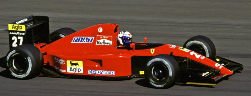 Schaalmodel Ferrari - F1 643 N 27 2nd France Gp 1991 Alain Prost 1/18