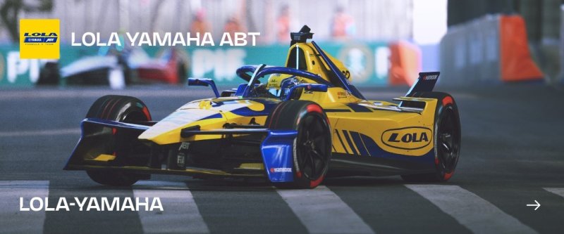 Modèle réduit Lola Yamaha Abt Formula E Team No.22 Zane Maloney 1/43