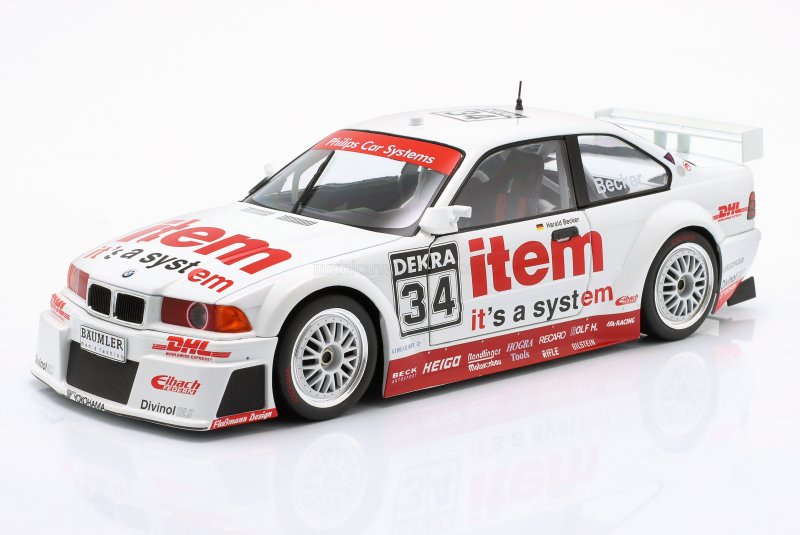 Schaalmodel Bmw - 3-series 325i Coupe (e36) Team Ws-dhl N 34 Dtm Season ...