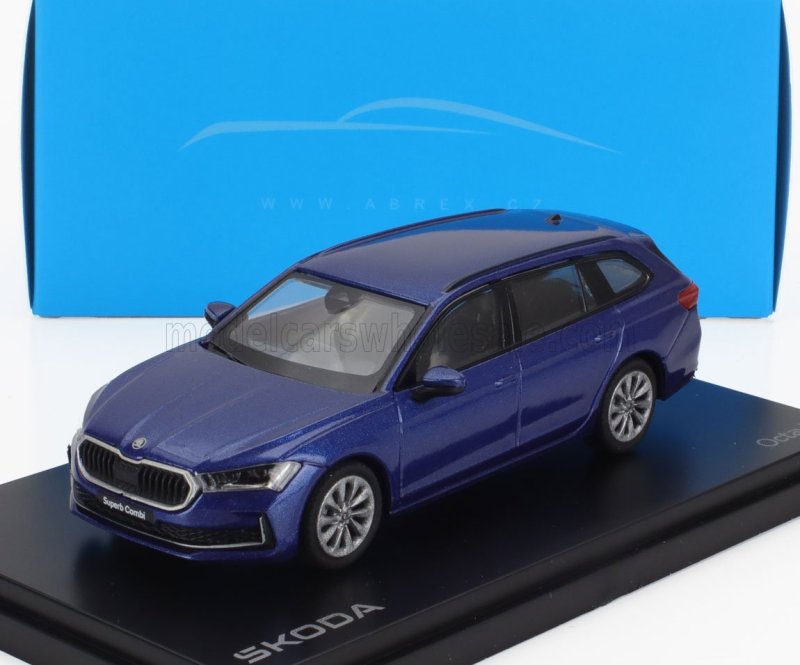 Modèle réduit Skoda - Superb Iv Combi Sw Station Wagon 2023 - Blue Met ...