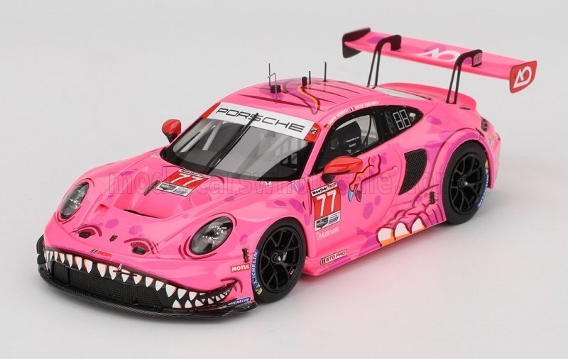 Modèle réduit Porsche - 911 992 Gt3 R Team Ao Racing N 77 Imsa Road ...