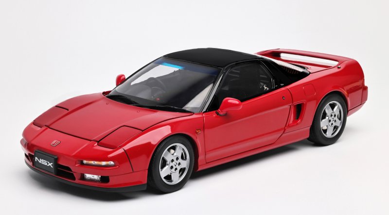 HONDA - NSX-NA1 TYPE R COUPE 1992 - WITH OPENINGS - APRIBILE RED BLACK