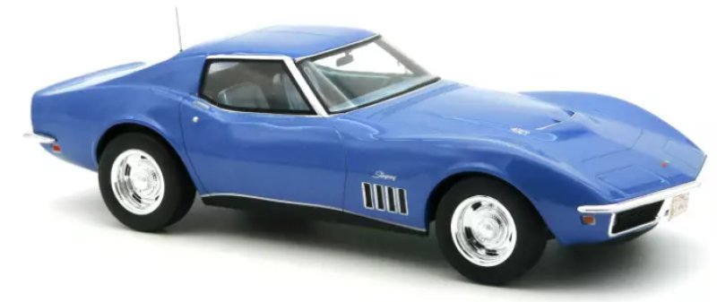 Modèle réduit Chevrolet Corvette Coupe 1969 Le Mans Blue 1/18