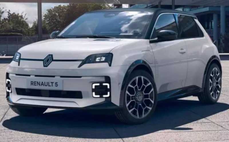 Modèle réduit Renault 5 E-tech Electric 2024 Pearl White 1/18