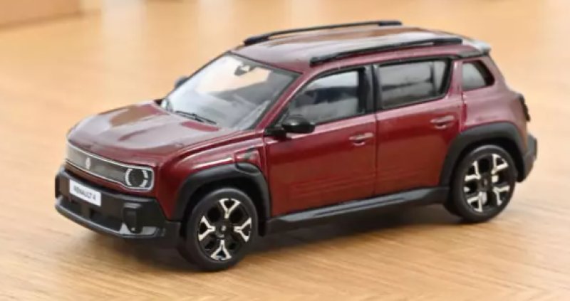 Modèle réduit Renault 4 E-tech Electric 2025 Carmin Red 1/43 | Norev