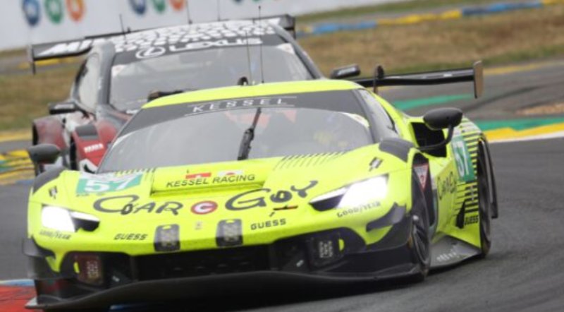 Schaalmodel Ferrari 296 Lmgt3 No.57 Kessel Racing Le Mans 24h 2025 T.