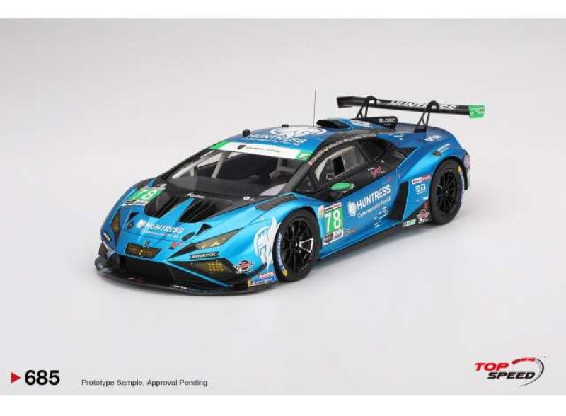 Modèle réduit Lamborghini Huracan Gt3 Evo 2 #78 Forte Racing Daytona 24 ...