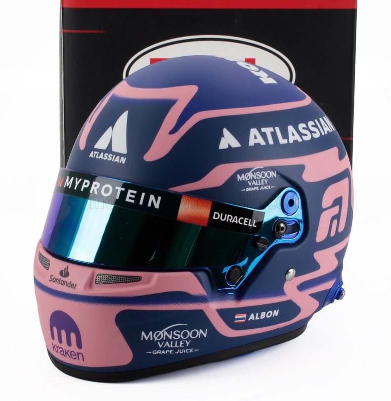 Schaalmodel Helmet F1 Alex Albon Team Atlassian Williams Racing N 23 ...