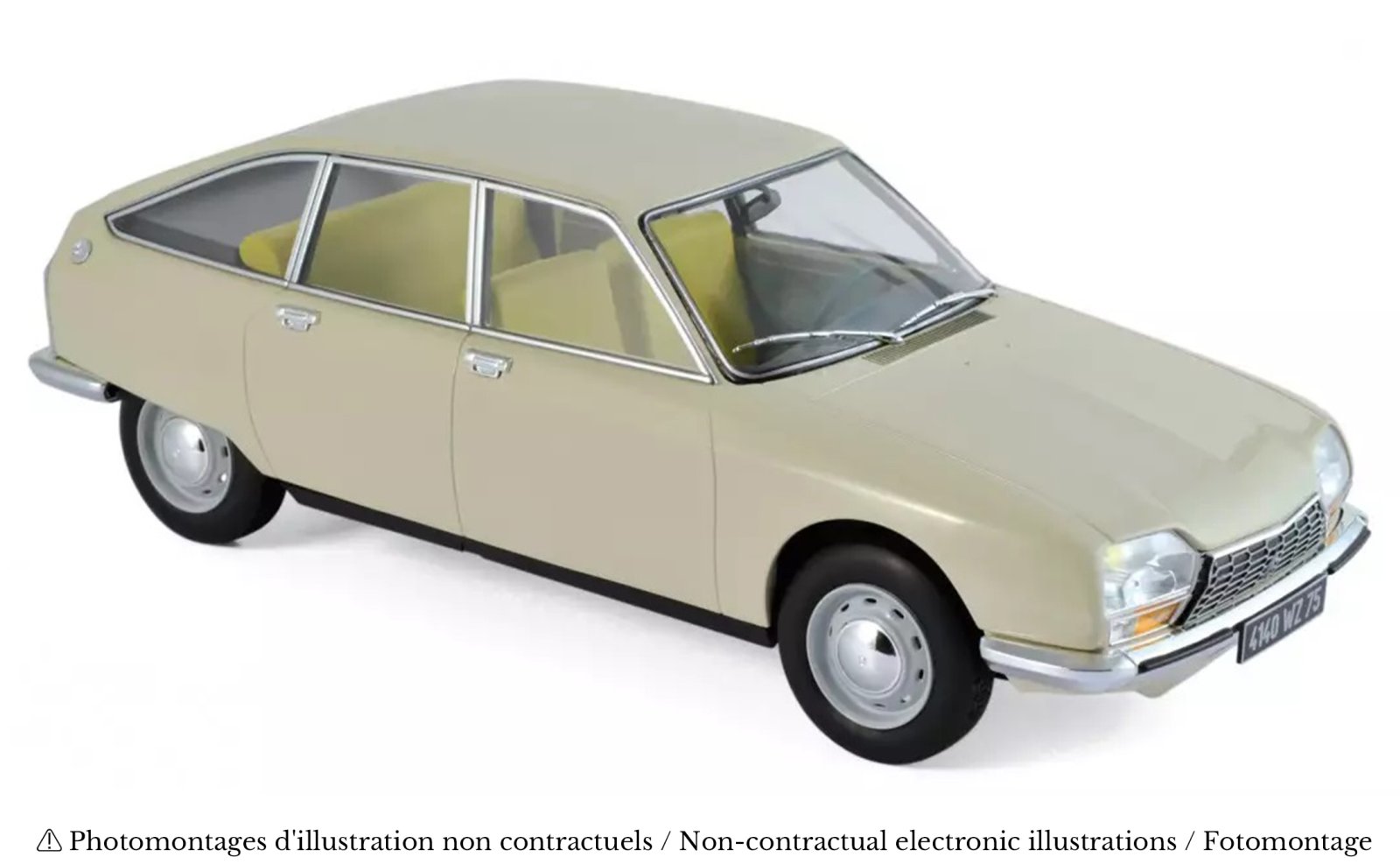 Schaalmodel Citroën Gs 1971 Erable Beige 1/43 | Norev