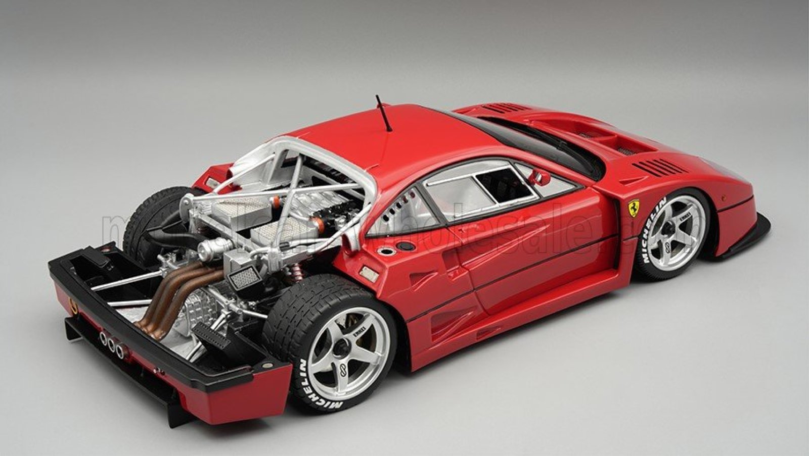 Schaalmodel Ferrari - F40 Lm Press Version 1996 - Open Rear Trunck And...