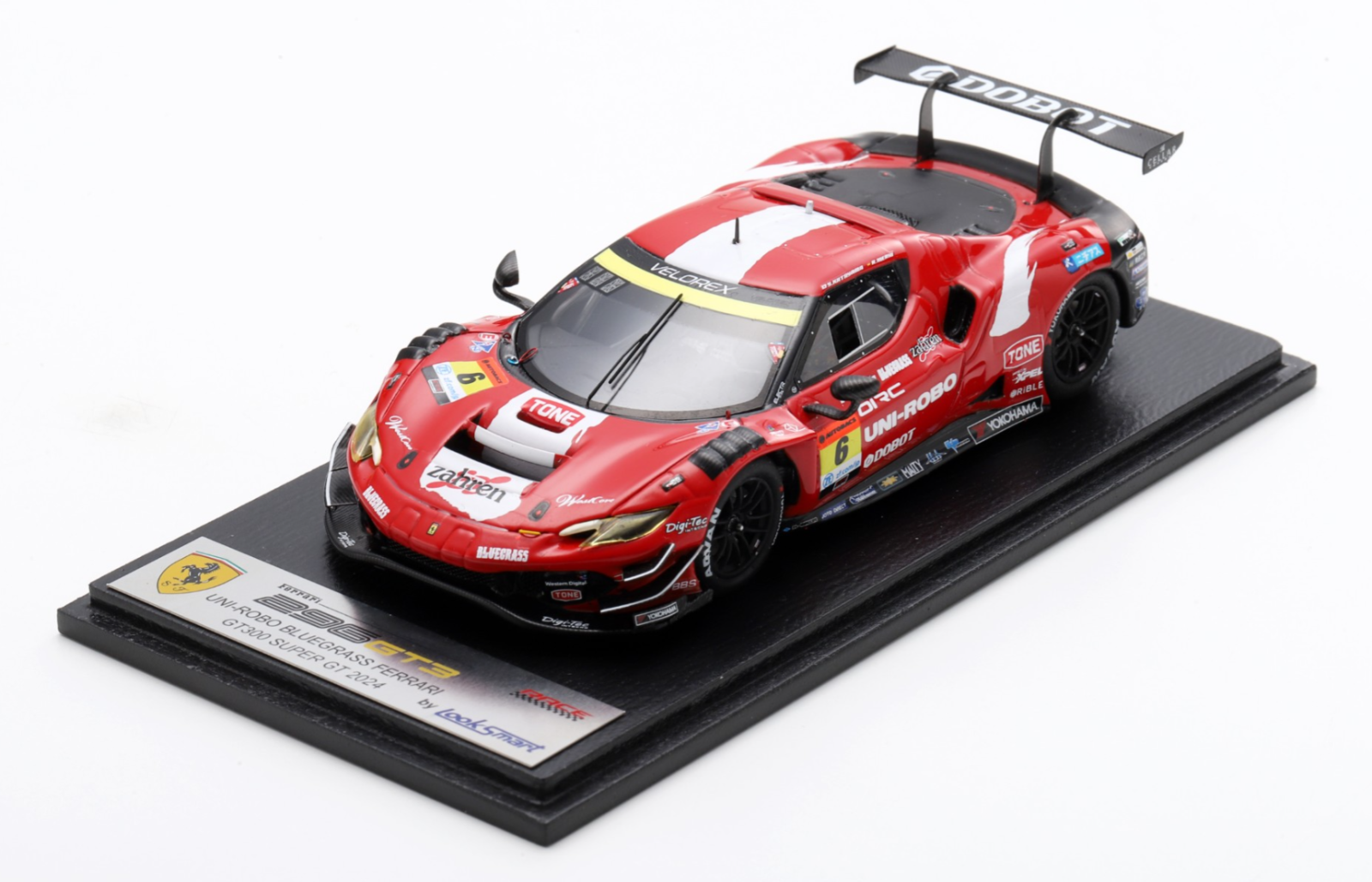 Schaalmodel Ferrari 296 Gt3 No. 6 Gt300 Super Gt 2024 Team Lemans Uni ...