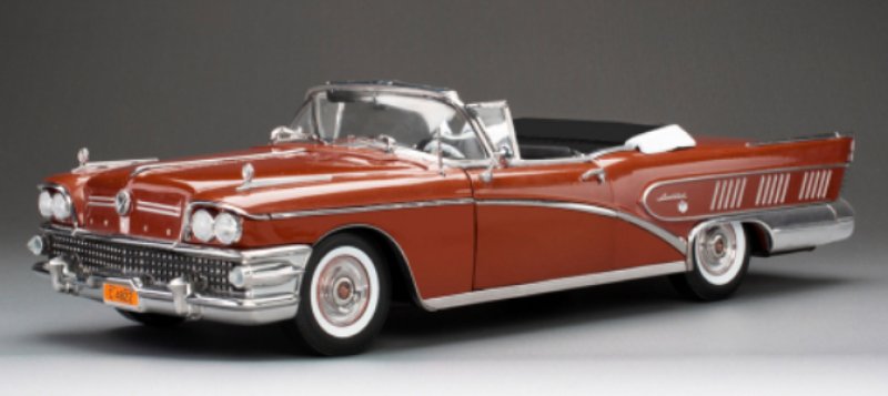 Modèle réduit Buick Limited Riviera, Rouge, 1958 1/18 | Sunstar