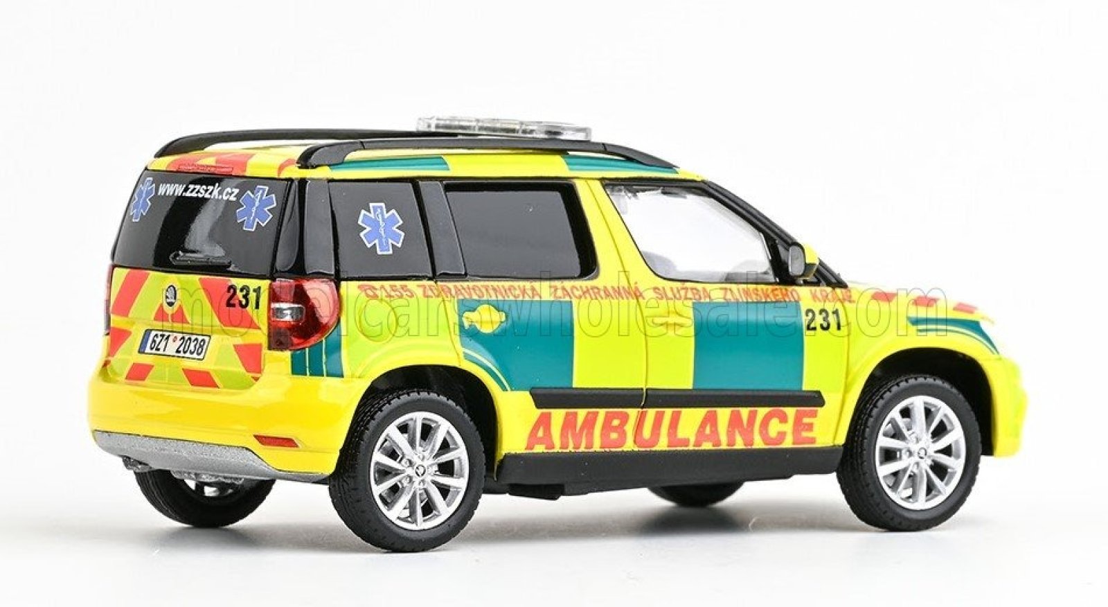 SKODA - YETI SUV FACELIFT (RESTYLING) REGION 231 AMBULANCE 2013 - YELLOW...